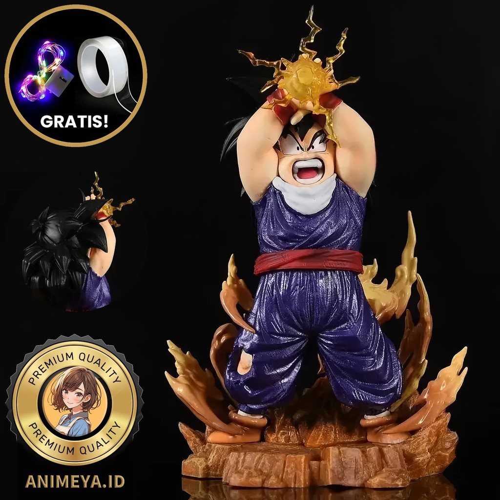 Action Figure Statue Dragon Ball Son Gohan Kid Masenko Diorama Recast ...