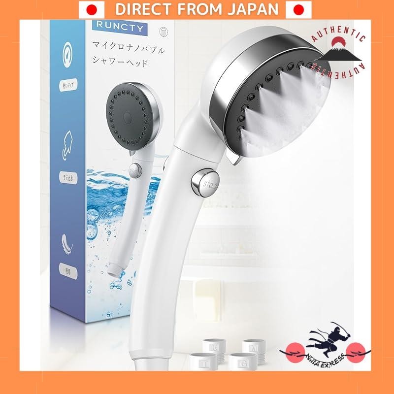 Shower head Water-saving Mist Micro-nano bubble 3-stage water flow mode ...