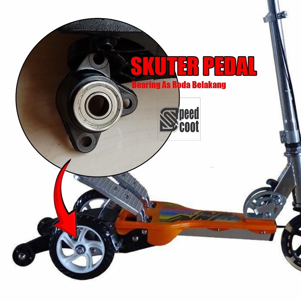 Children's Scooter Rear Axle Bearing 3-wheel Pedal | Shopee Malaysia