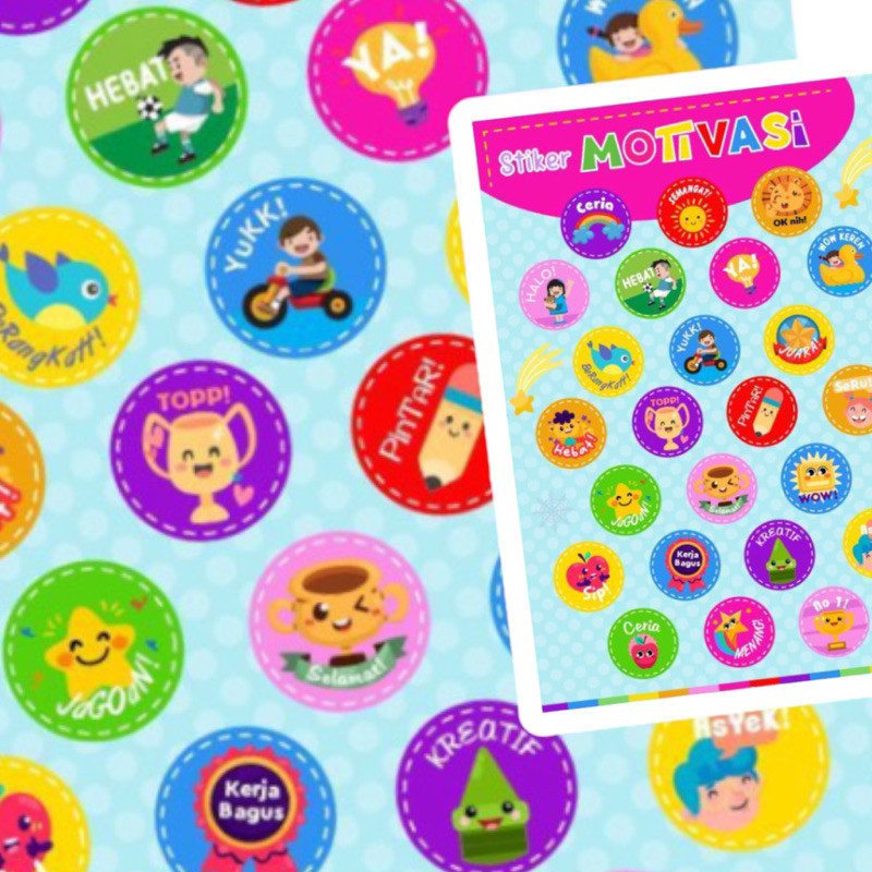 Motivational sticker Indonesian Edition Motivational sticker ...