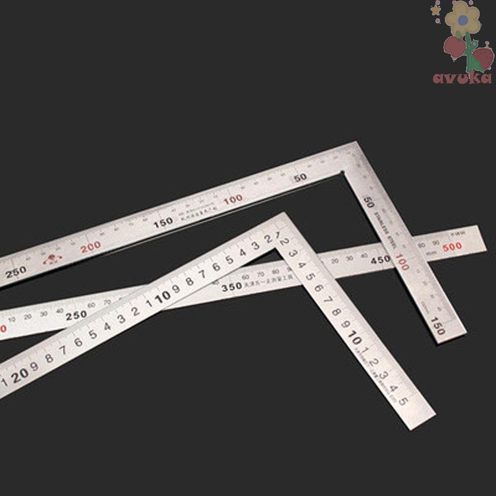 AVUKA L Shape Ruler Woodworking Measurement Instruments Metal Stainless ...