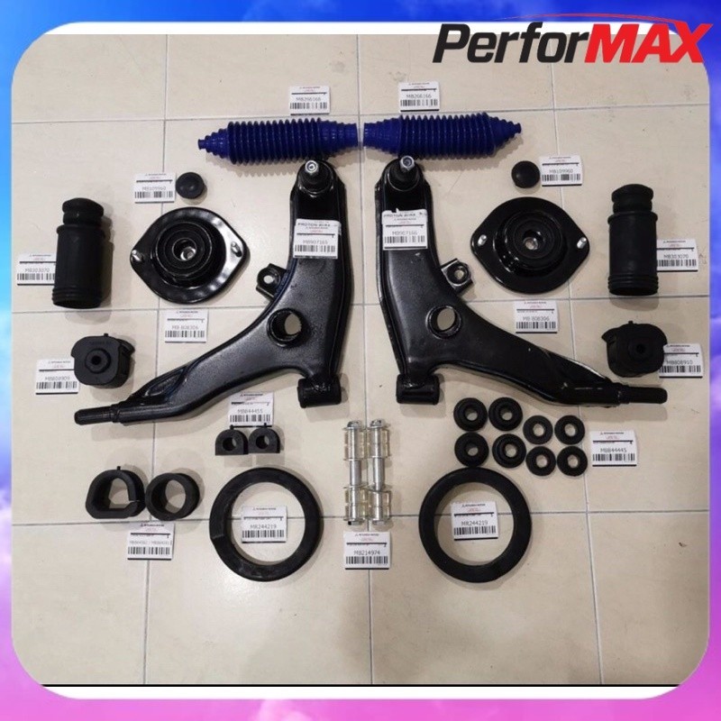 28 ITEM/ FULL SET PROTON WIRA SATRIA PUTRA FRONT LOWER ARM ABSORBER ...
