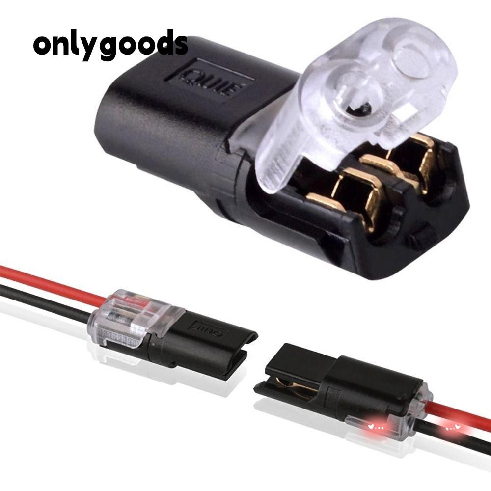 ONLYY Fast Plug Wire Connector, With Locking Buckle 2Pin Quick Terminal ...