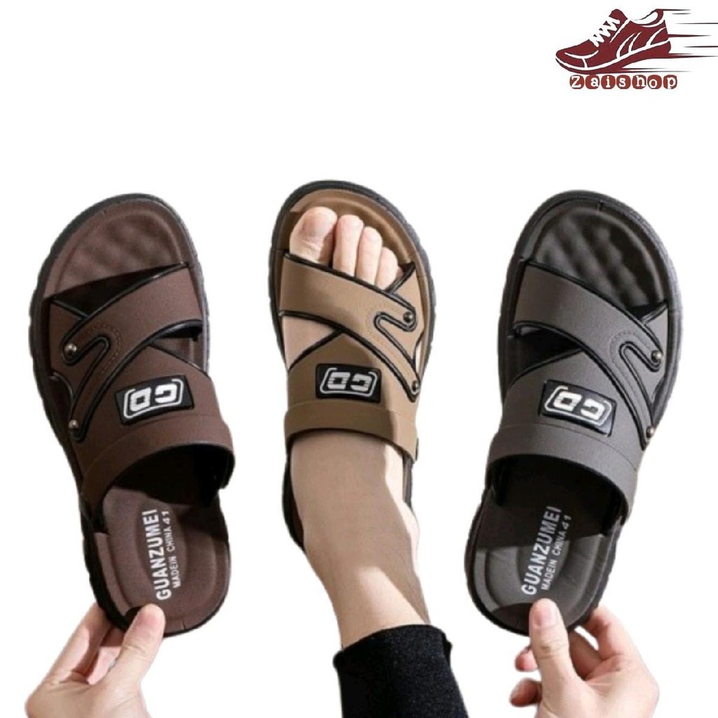 selipar lelaki sandal viral selipar getah 129 | Shopee Malaysia