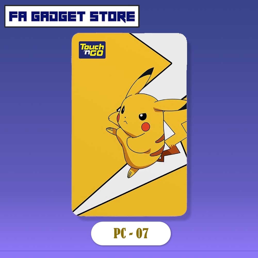 Pikachu POKEMON - Touch n Go Card Sticker Cover TNG | MASTER | VISA ...