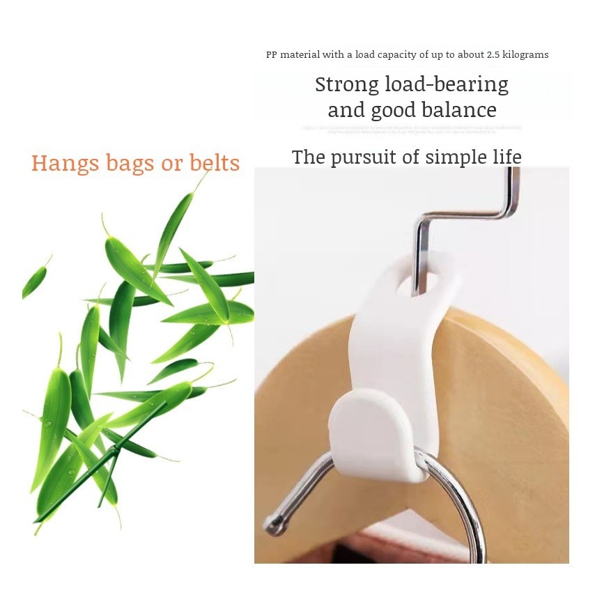 Plastic Hanger Connection Buckle Thickened Stackable Hanger Space ...