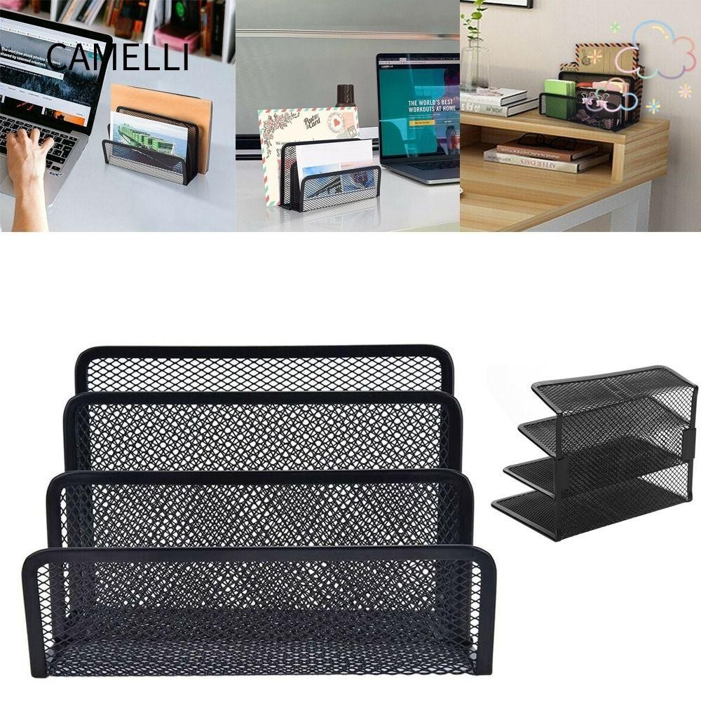CAMELLI Letter Paper Holder Organiser Folder Business Card Shelf Book ...