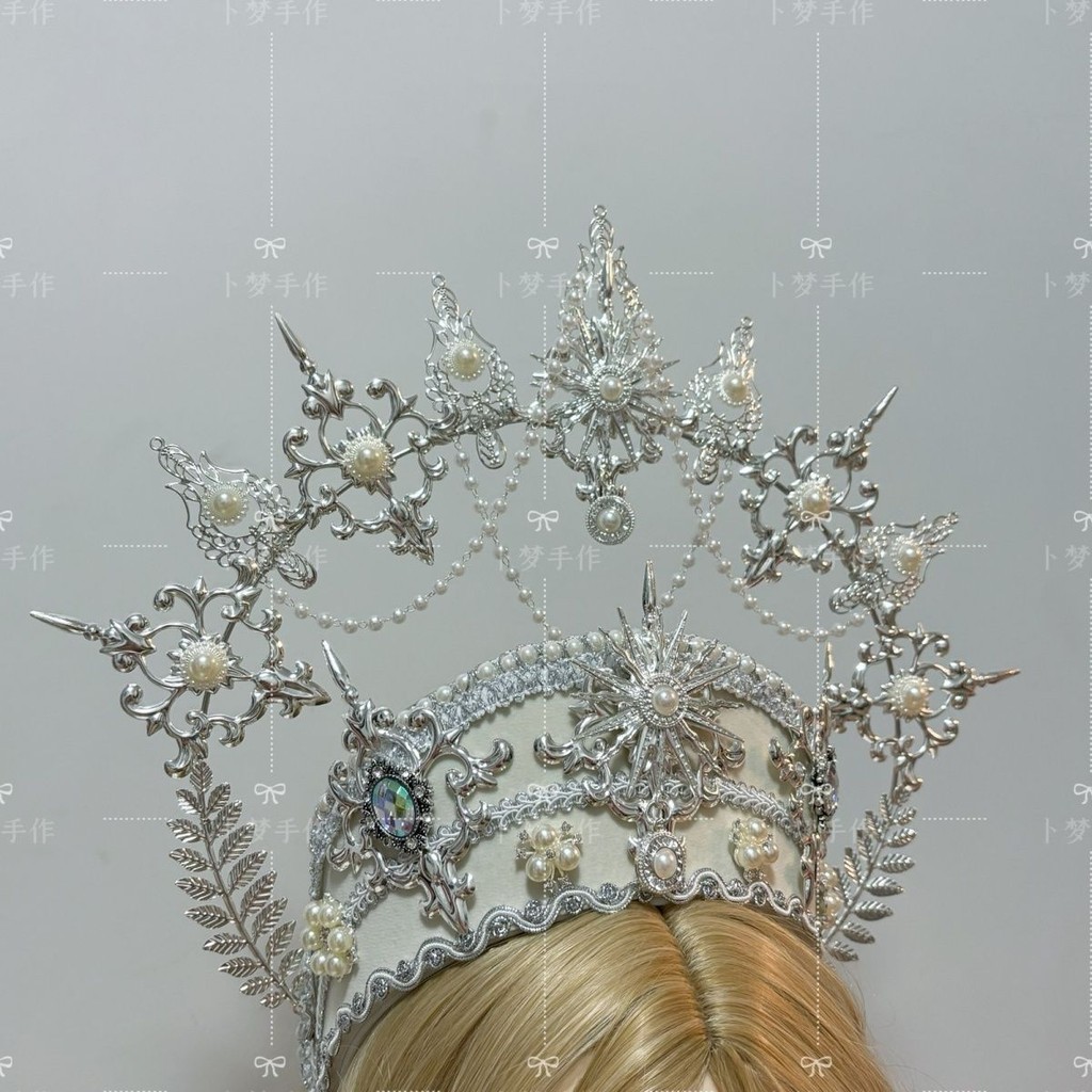 Lolita Virgin Halo Tudor Crown Russian Snow Princess SLolita Halo Tudor ...