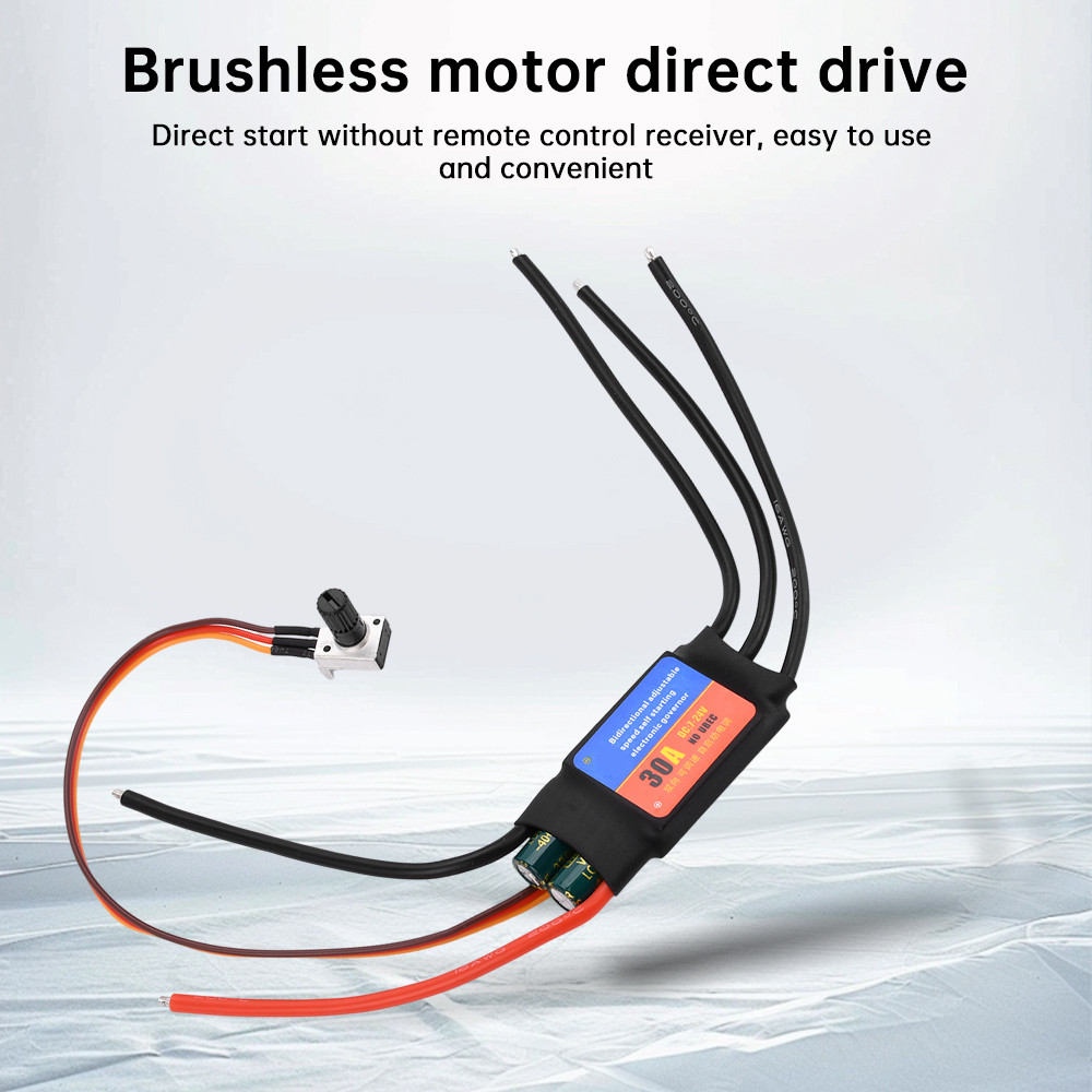 DIY Fan Modification Violent Brushless 30A60A ESC Brushless Motor ...