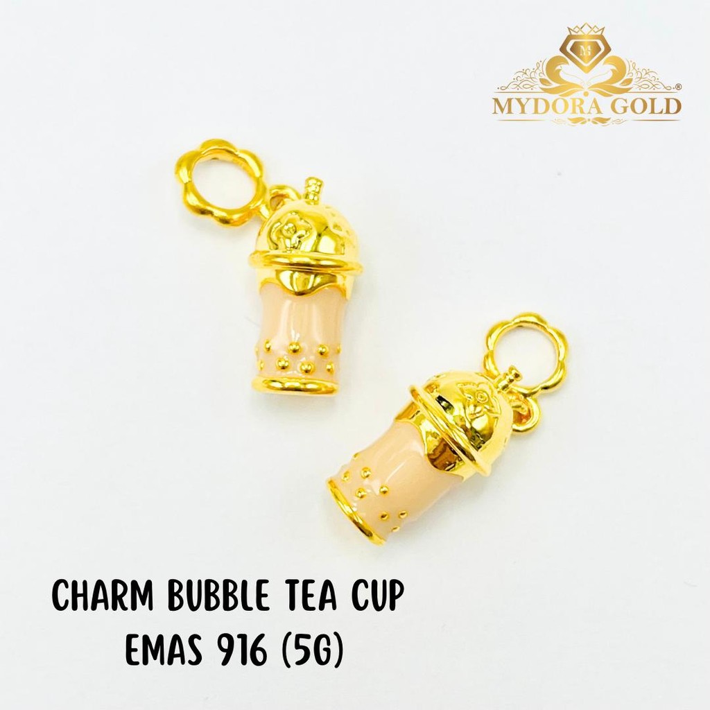 MYDORA Charm Bubble Tea Cup Enamel (5G) l EMAS 916/22K | Shopee Malaysia