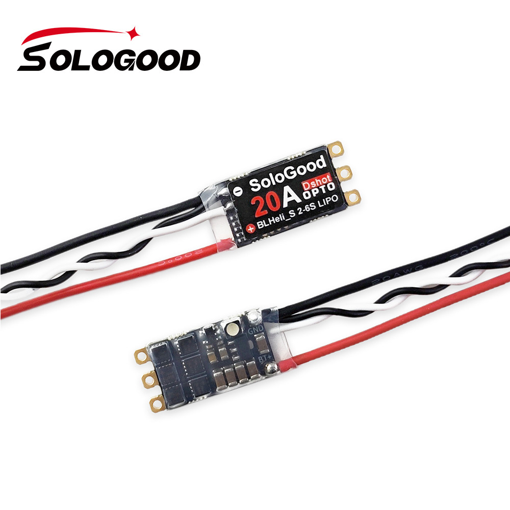 SoloGood 20A BLHeli_S ESC DSHOT 20A ESC BLHeli S Speed Controller 2-4S ...