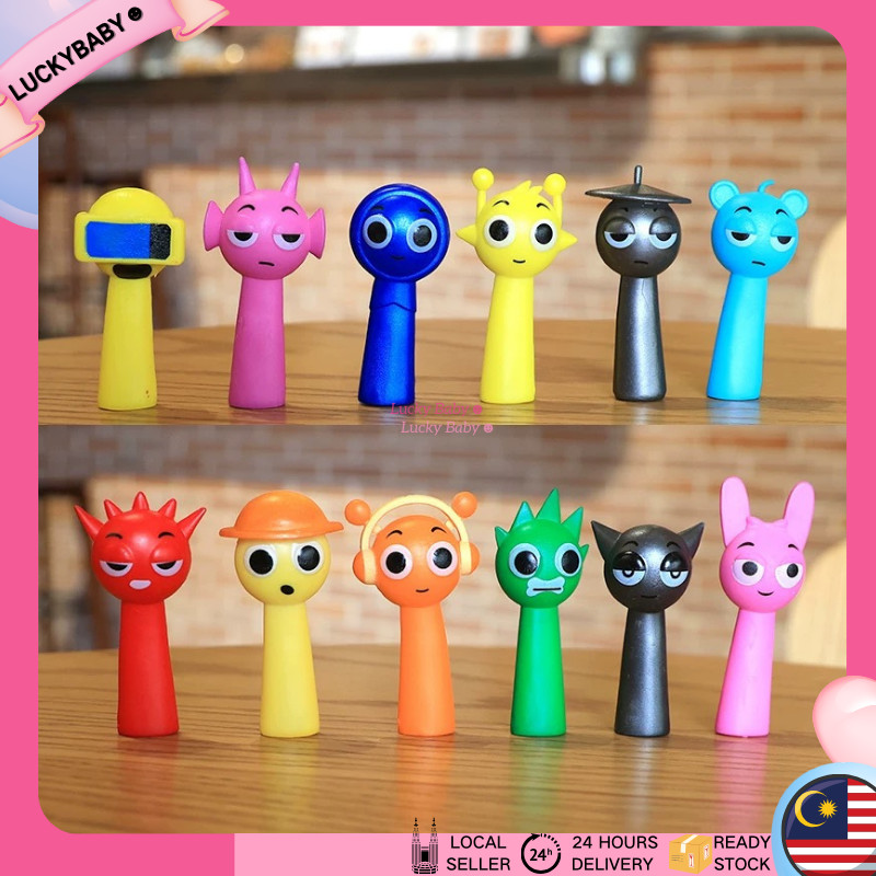 Incredibox Sprunki Action Figure Sprunki Model Toys Simon Raddy Jevin ...