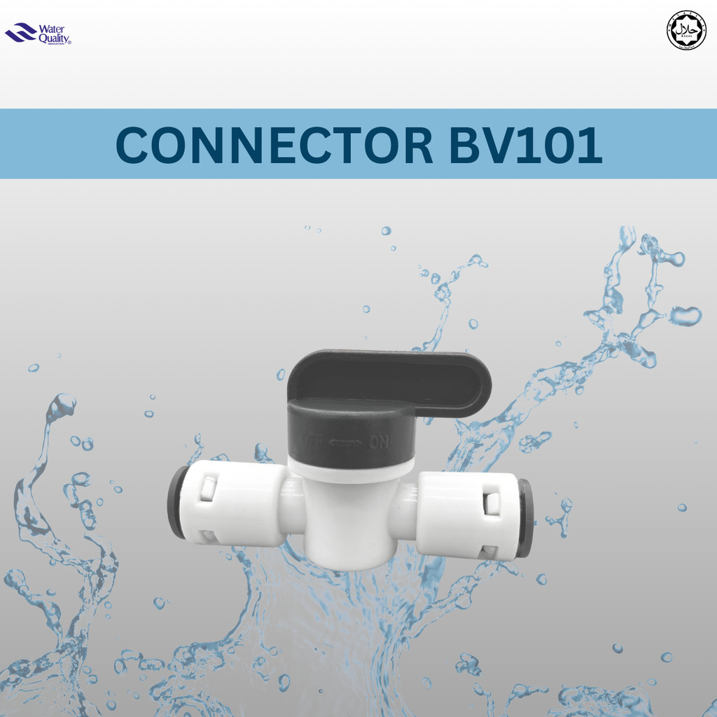 1/4" Inline Tube Tap Shut Off Ball Valve Quick Fitting Connection ...