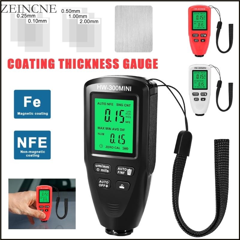 Zein Smart-Sensors Coating Thickness Gauge Car Paint Detector ...