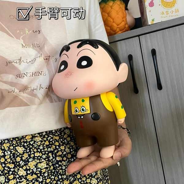 蠟筆小新盲盒 蜡笔小新 蠟筆小新 系列 Cute SpongeBob SquarePants Freckles Shin-Chan 23cm ...