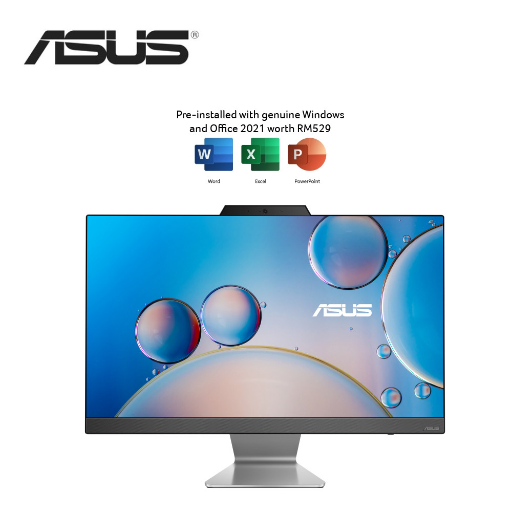Asus Vivo AIO A3402WV-AKBPC098WS 23.8" FHD All-In-One Desktop PC Black ...