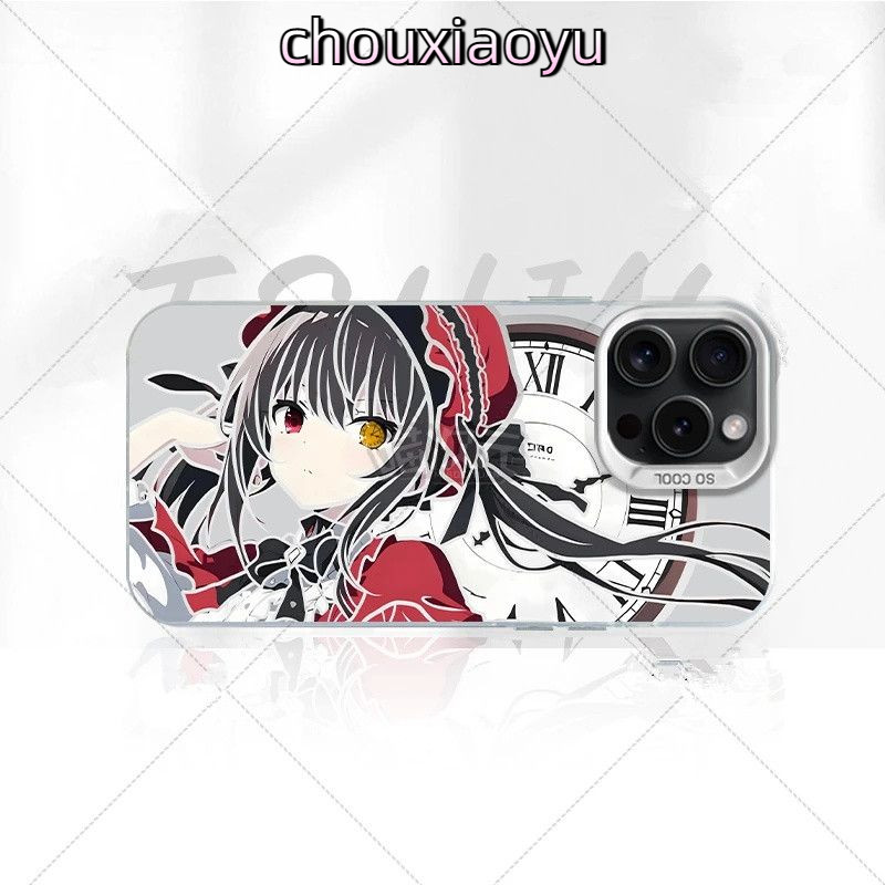 Anime Tokisaki Crazy Three Matte Color Silver Suitable for iPhone 16 ...