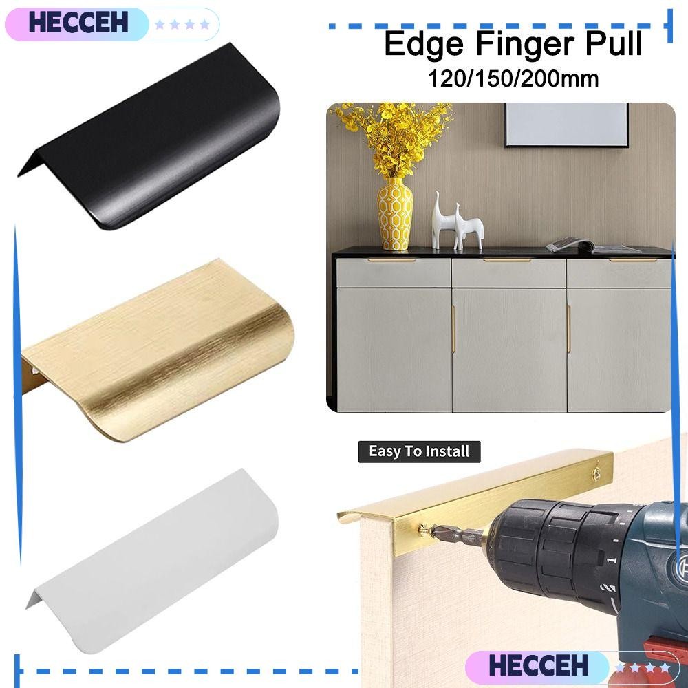 HECCEH1 Hidden Bar Pulls, Hardware Aluminum Edge Finger Pull ...