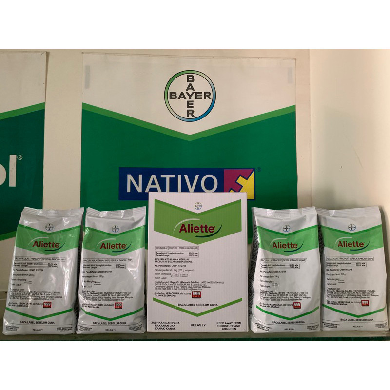 100% ORI 1KG Aliette BAYER Fosetyl-Aluminium 80% Racun Kulat / Kanker ...