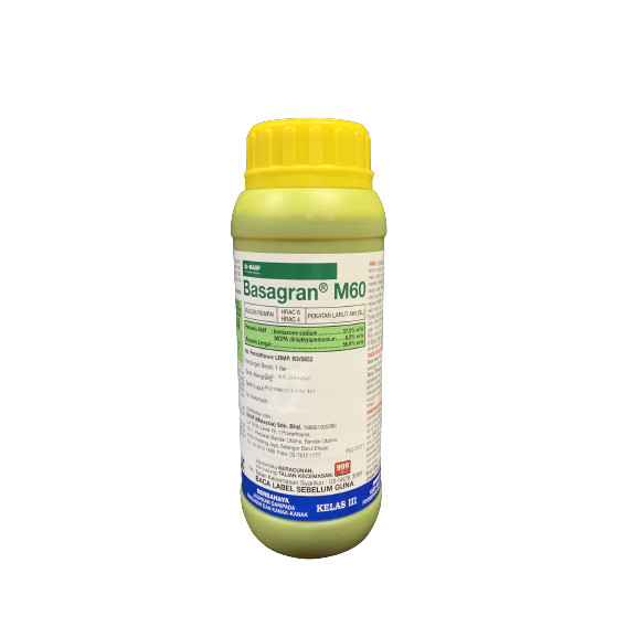 [ORIGINAL] 1L BASAGRAN M60 BASF HERBICIDE 37.0 + 6.2% RACUN RUMPAI ...