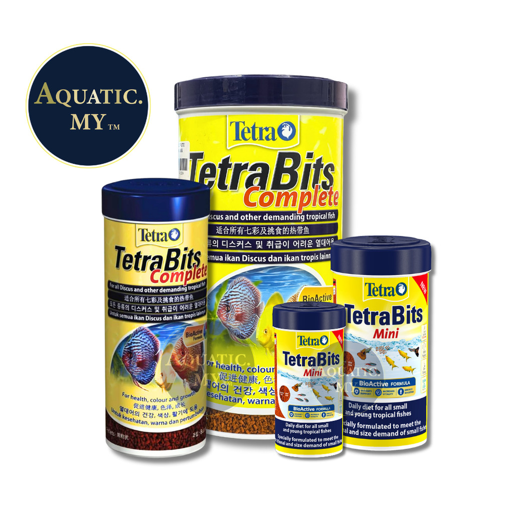 Tetra Bits Complete (93g/300g) Tetra Bits Mini Small Floating Pellet ...