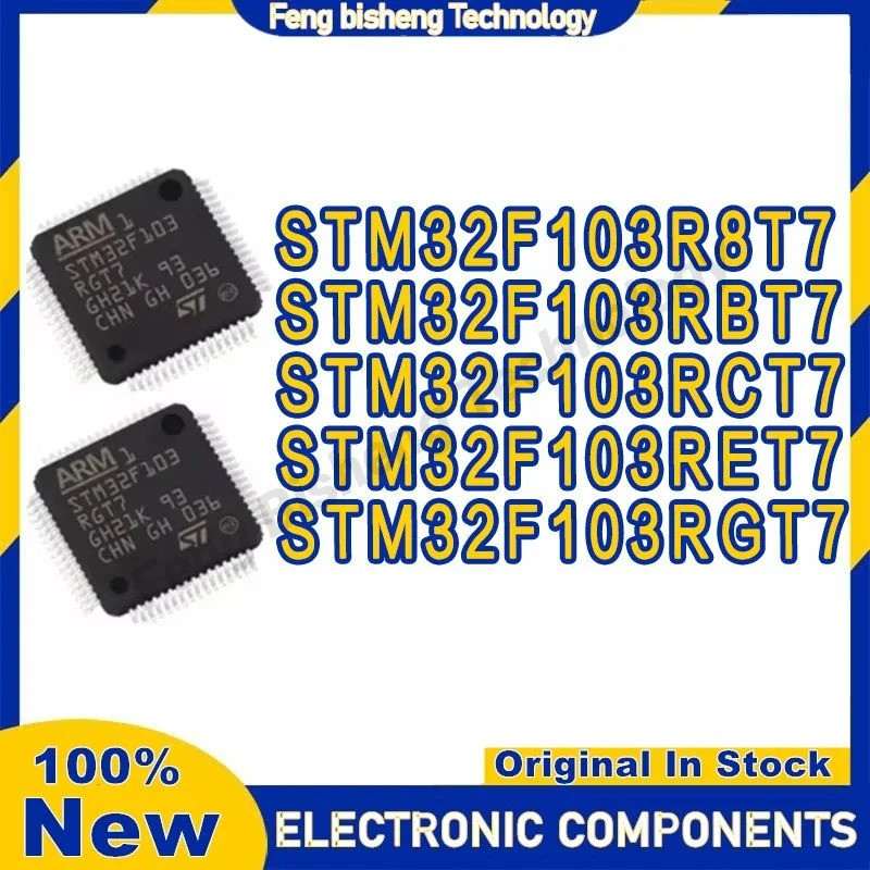 5pcs Office Equipment Parts STM32F103R8T7 STM32F103RBT7 Office Equipment Parts STM32F103RCT7 ...