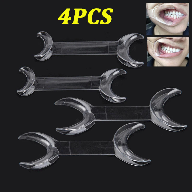 4pcs/Set Dental Orthodontic Mouth Opener - T-Shape Cheek Lip Retractor ...