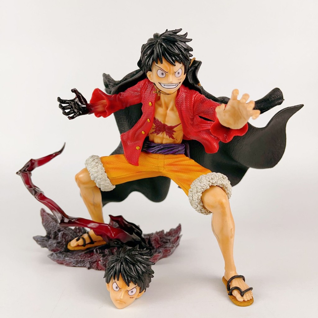 Ghost Island Luffy Battle Suit Double Headed Eagle King Luffy Action ...