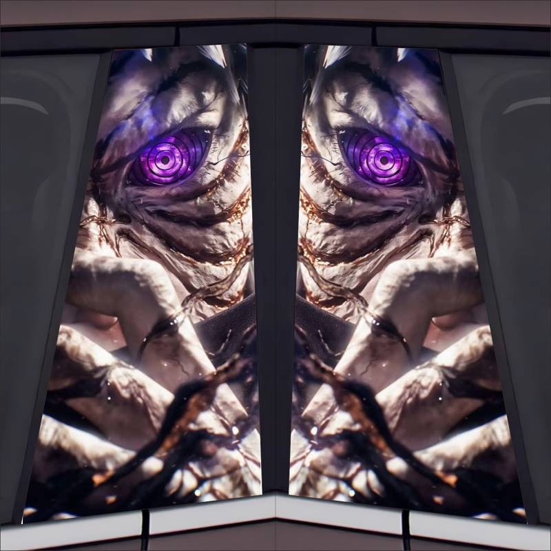 Blood Wheel Eye Fire Shadow Fairy Bumper Stickers Car Center Column ...