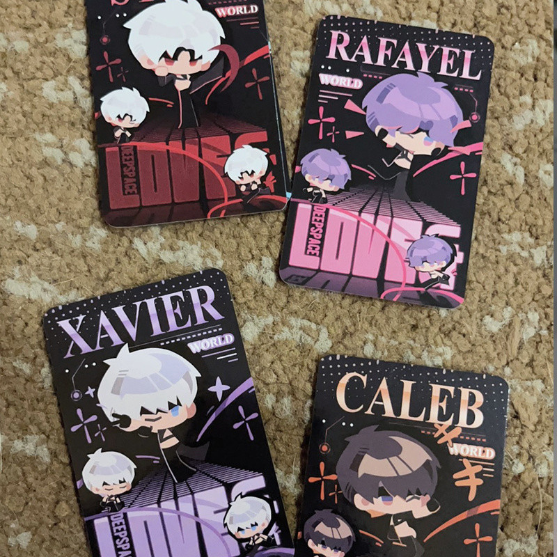 5Pcs/Lot Game Love and Deepspace Decor Lomo Card Q Version Ins style Xavier Zayne Rafayel ralayo ...