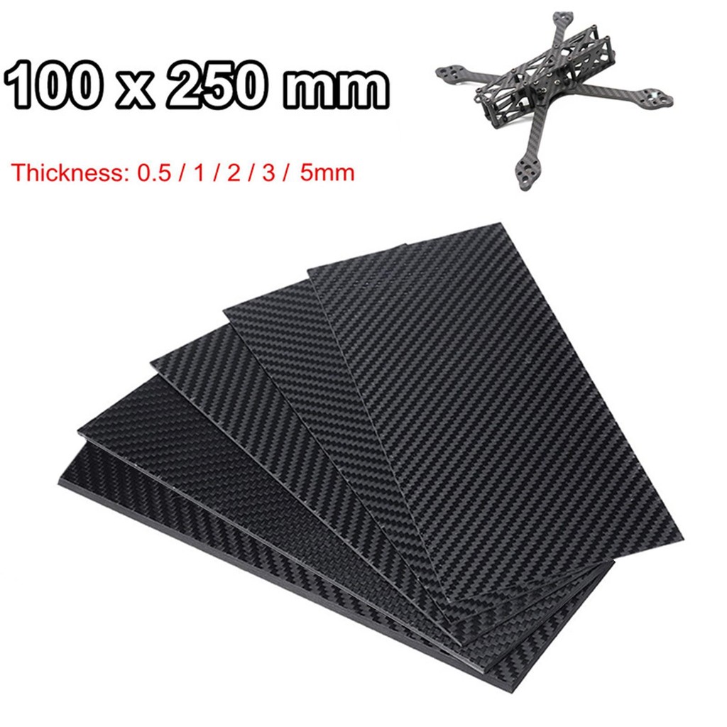 [uguuiya] 3K Carbon Fiber Fibre Board Plate for DIY Drone Aircraft ...