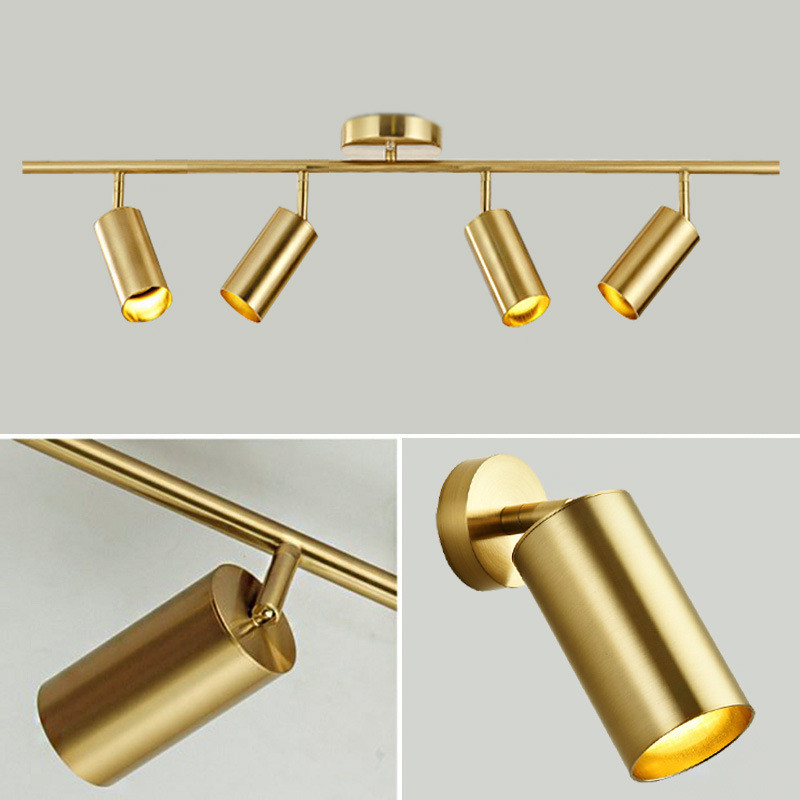 Modern Gold Spotlight For Living Room/Café/Dining/Cloakroom Ceiling ...