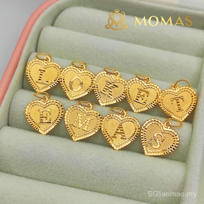Loket Huruf Emas 916 Loket Nama Bajet Buah Rantai Emas 916 Hadiah ...