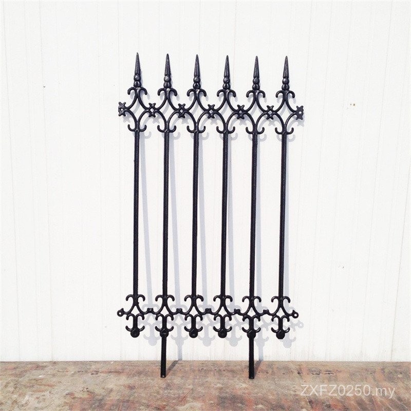 Fence Garden Guardrail Decoration Cast Iron Outer Protection Area Fence ...