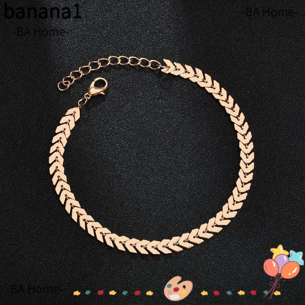 BA Ankle Bracelet, Arrowhead Beach Anklet Foot Chain, Boho Simple Alloy ...