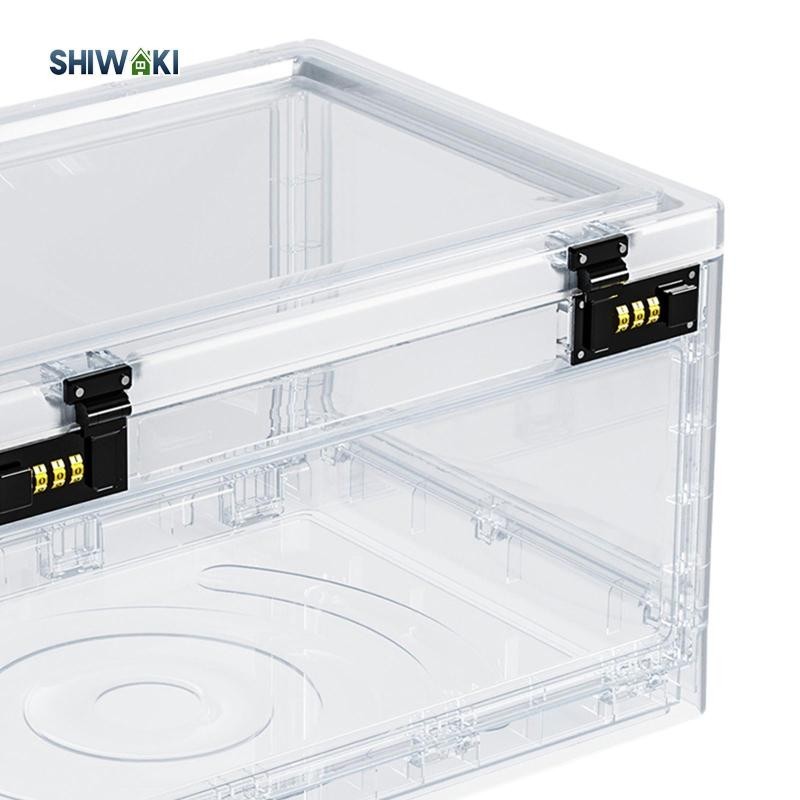 [ShiwakiMY] Transparent Box with Password Lock Containers Portable Lock ...