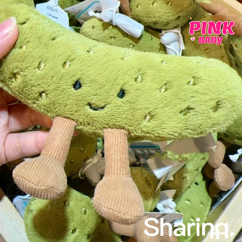 Cucumber Plush Doll Green Pickle Cucumber Stuffed Plush Toy Soft kids ...