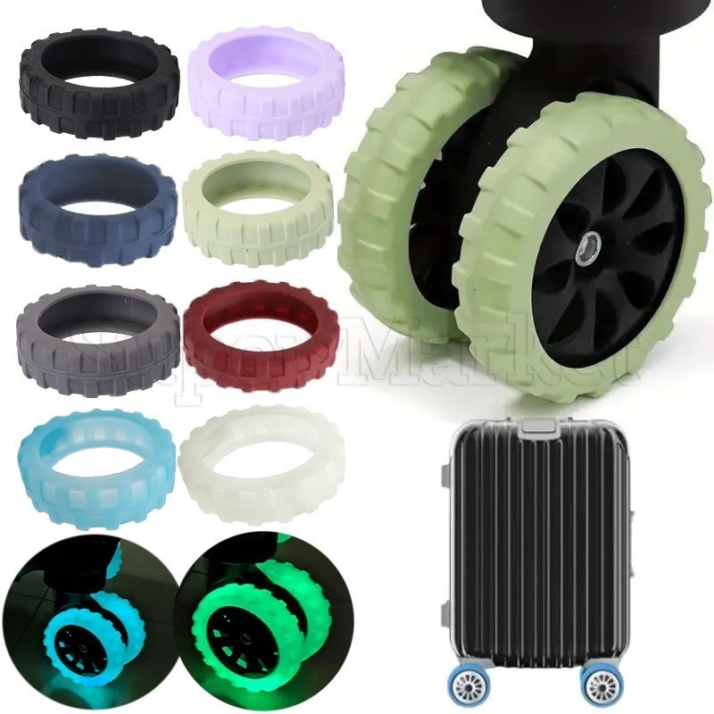 [ Featured ] Luggage Wheels Protector - Travel Suitcase Casters Cover ...