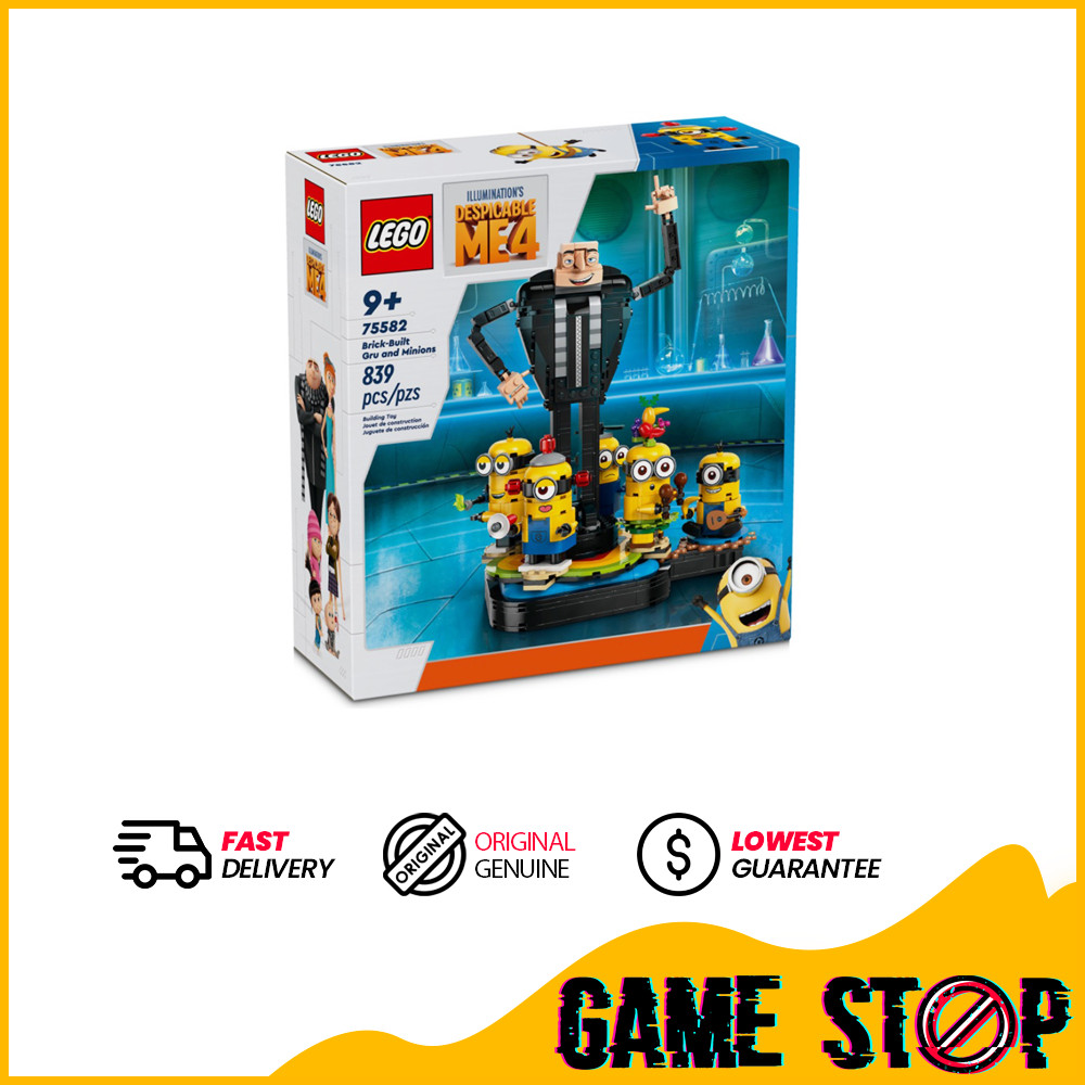 LEGO 75582 Brick-Built Gru and Minions | Shopee Malaysia