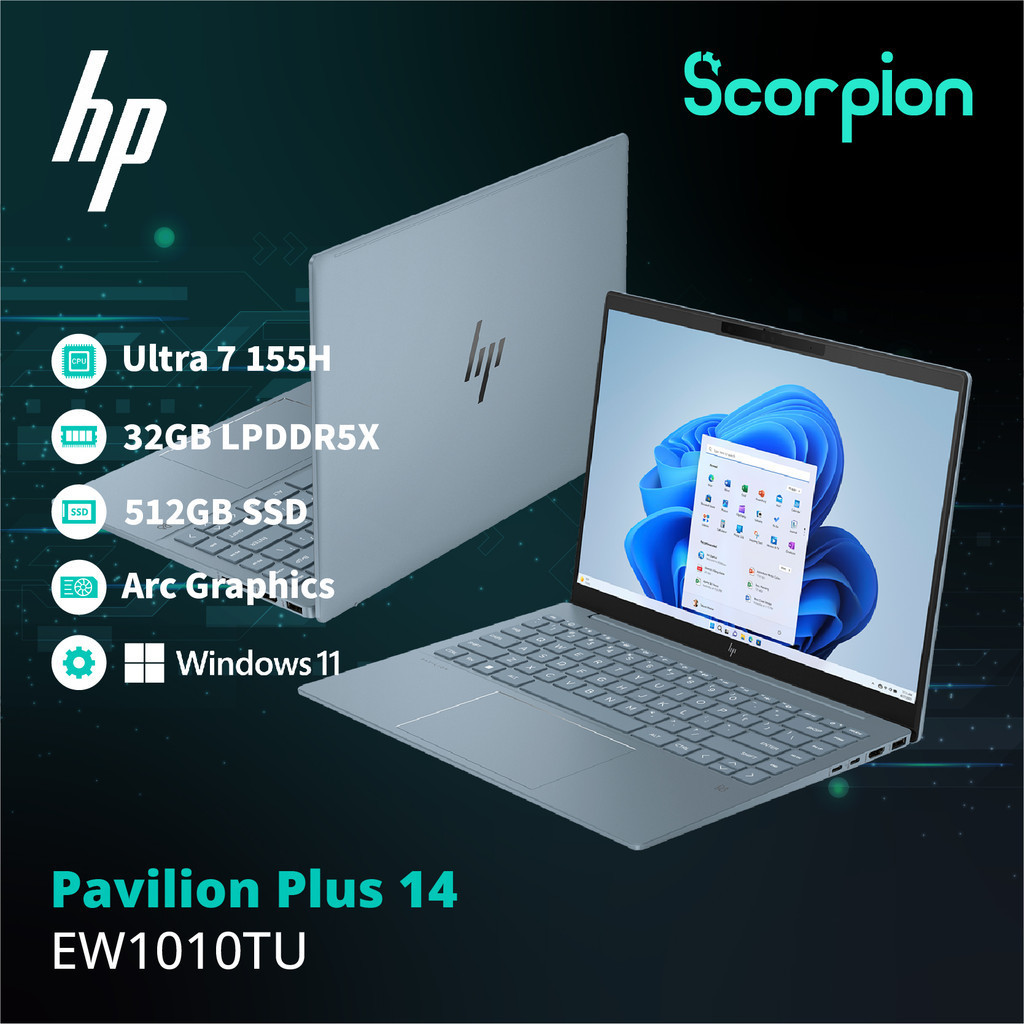 HP Pavilion Plus 14-EW1010TU Laptop（Aeon Credit Services-36 Monthly ...