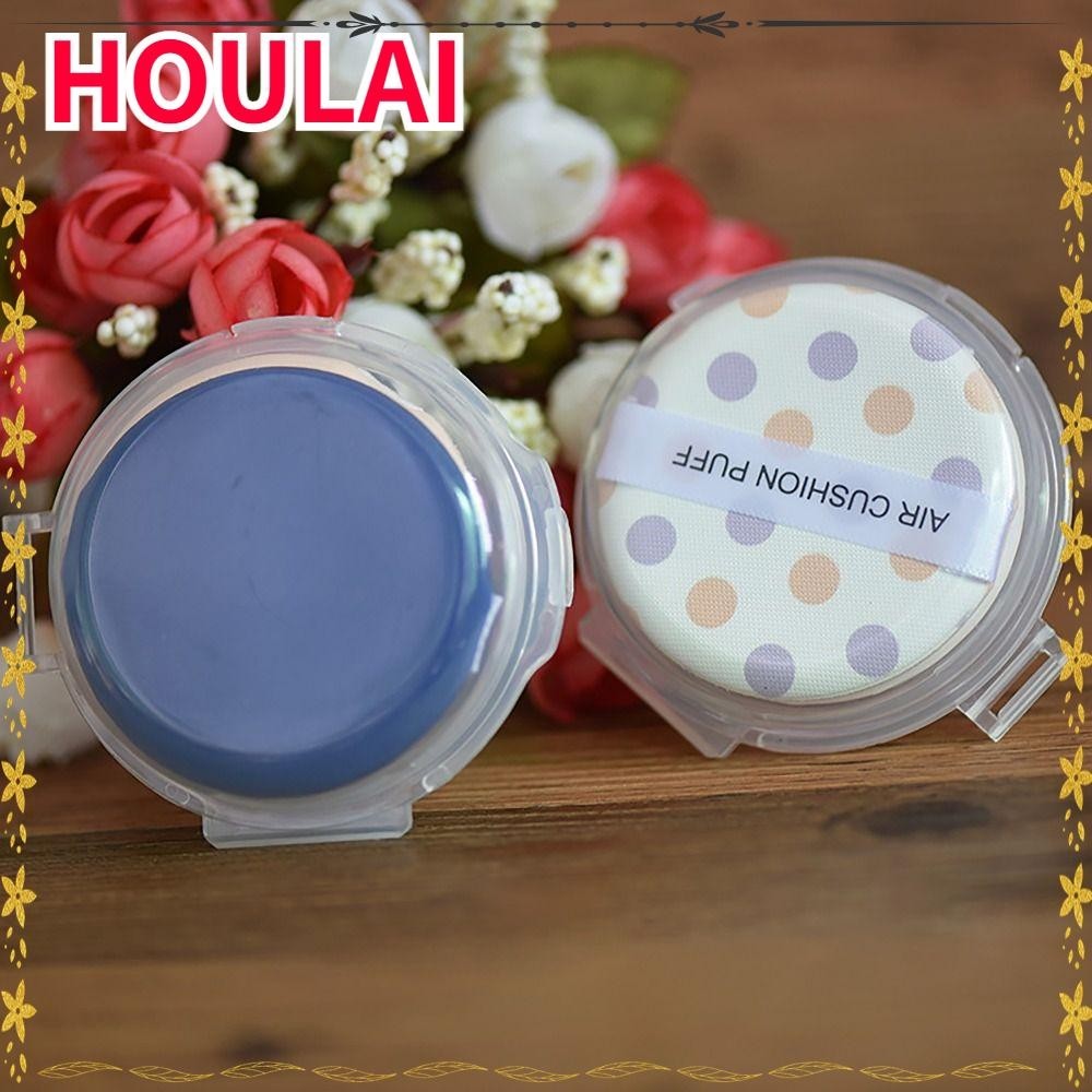 HOULAI Powder Puff Box, Can Hold 2-4 Powder Puffs Double Fold Cosmetic ...