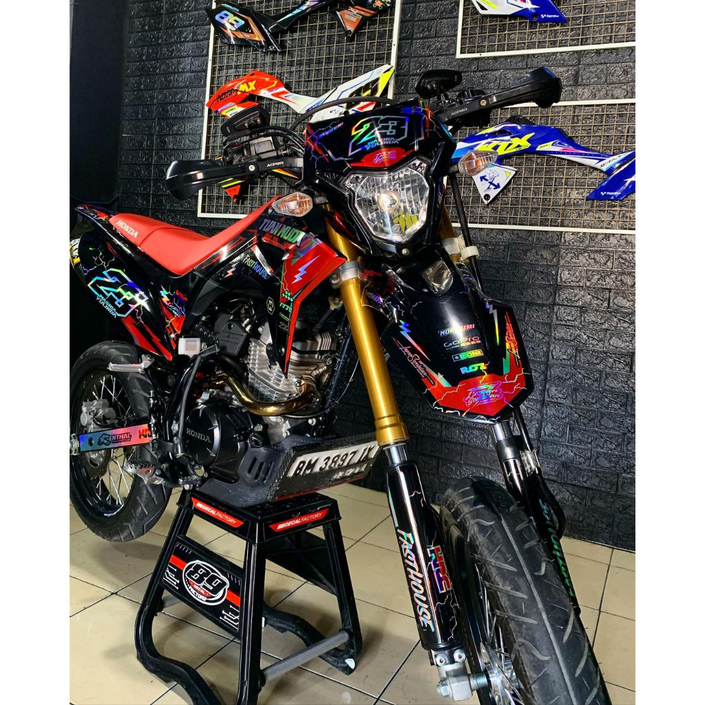 Decal/sticker CRF 150L- D'Tracker-KLX BF- klxbf150L WR155/Gordon full ...
