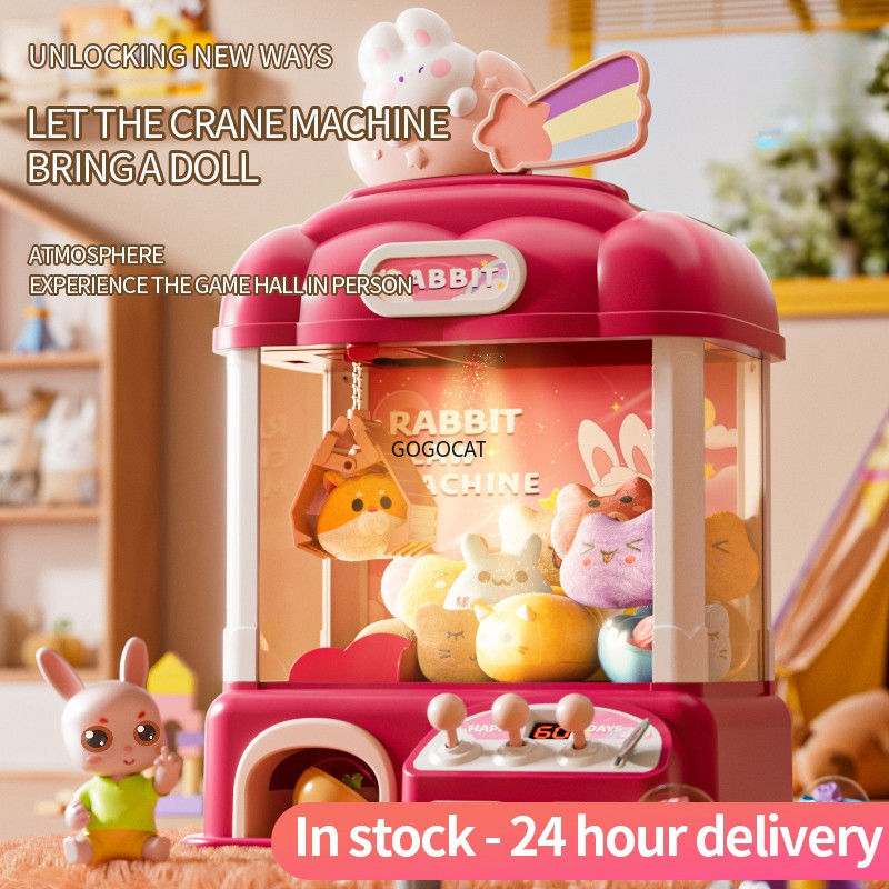 48PCS Kids Claw Machine Large Candy Vending Grabber Toys for kids Large Doll Machine Grab Claw ...