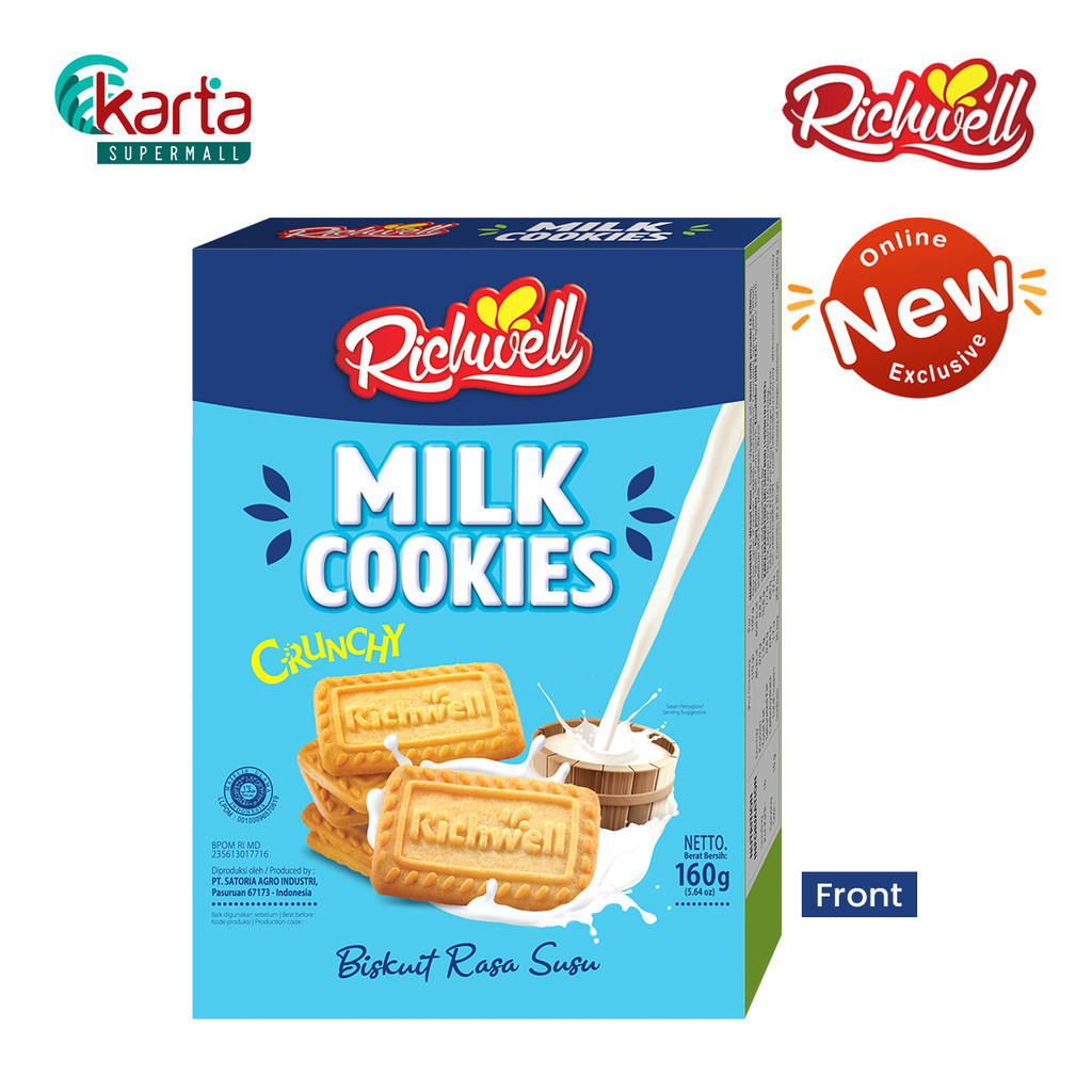 Richwell Cookies 160Gm (Milk) | Shopee Malaysia