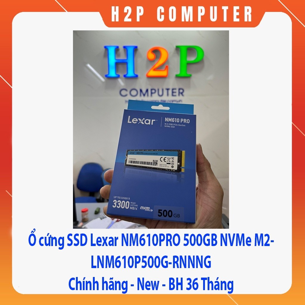 Lexar NM610PRO 500GB NVMe M2 SSD Hard Drive- LNM610P500G-RNNNG - New ...
