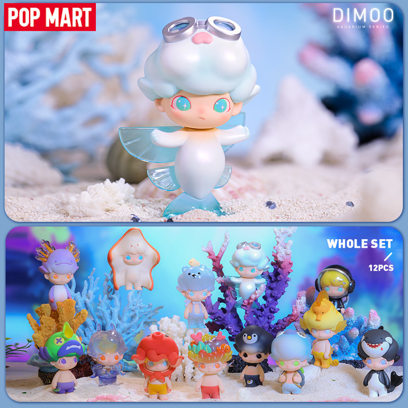 Original Blind Box Popmart Dimoo Aquarium Series Surprise Box Caja ...