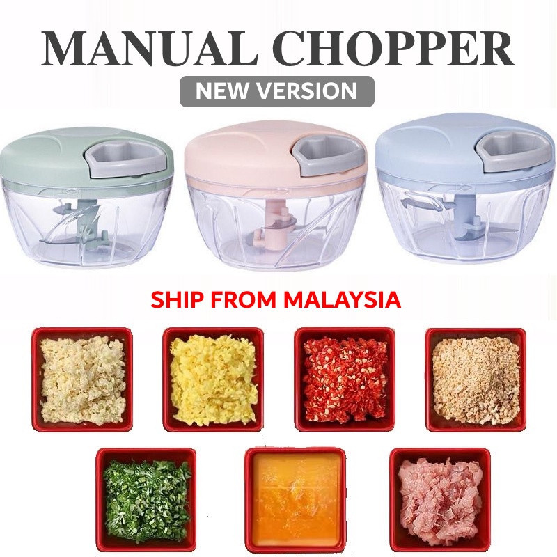 【READY STOCK】Mini Blender Food Chopper Garlic Chopper Portable Blender ...