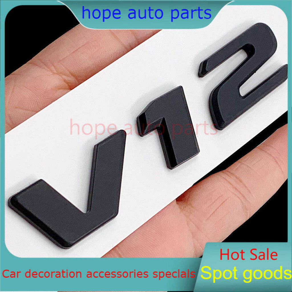 NEW V12 Emblem Logo For Mercedes Benz W212 W213 E63s W205 C63s X253 ...