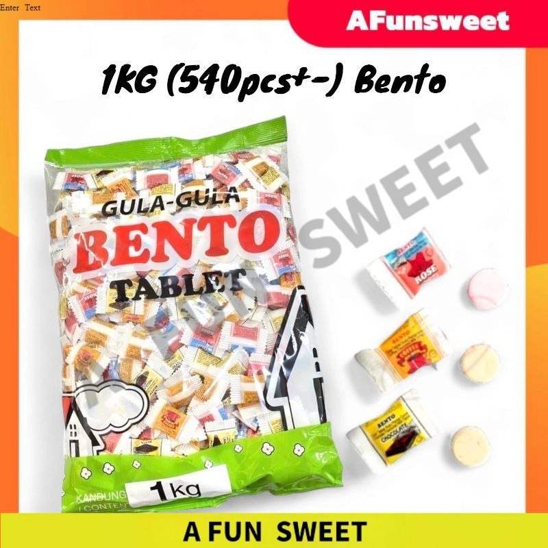 Bento Milk Tablet Candy 1KG | Shopee Malaysia