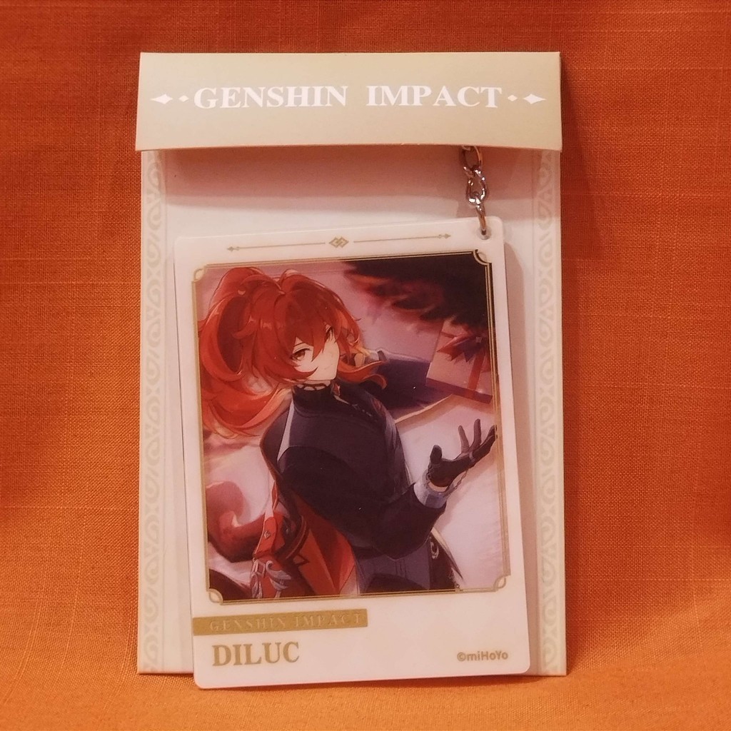 Diluc Destined Day Series Theme Key Chain 2023 6cm - Genshin Impact ...